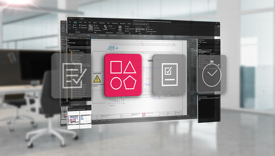 Support, templates and examples for efficient electrical design
